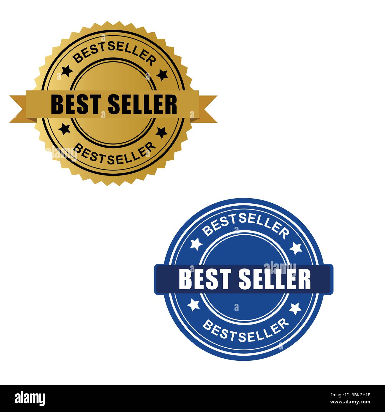 Set of Color holographic stickers template, best seller label sticker ...