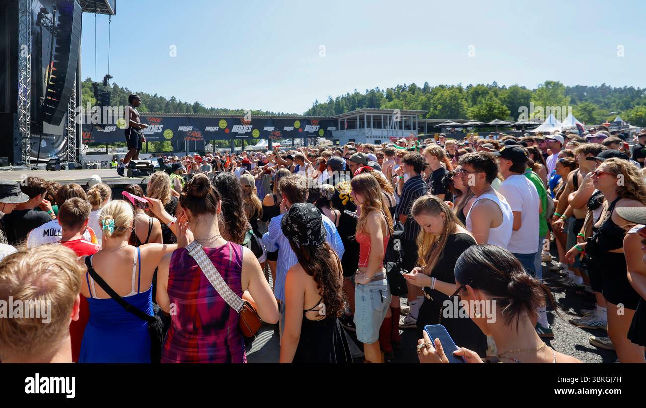 Ramzey bei seinem Auftritte am 20.06.2025 auf dem Heroes Festival in ...