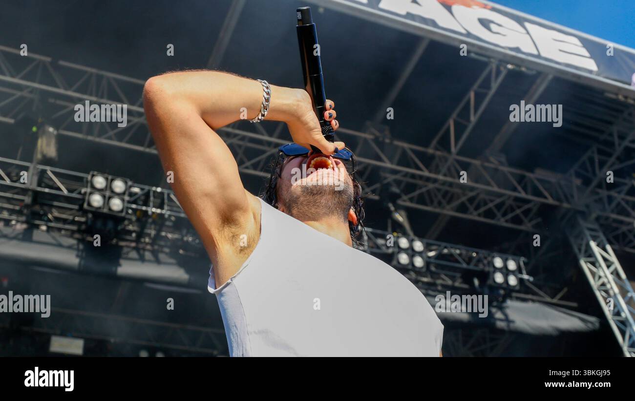 Souly bei seinem Auftritte am 20.06.2025 auf dem Heroes Festival in ...