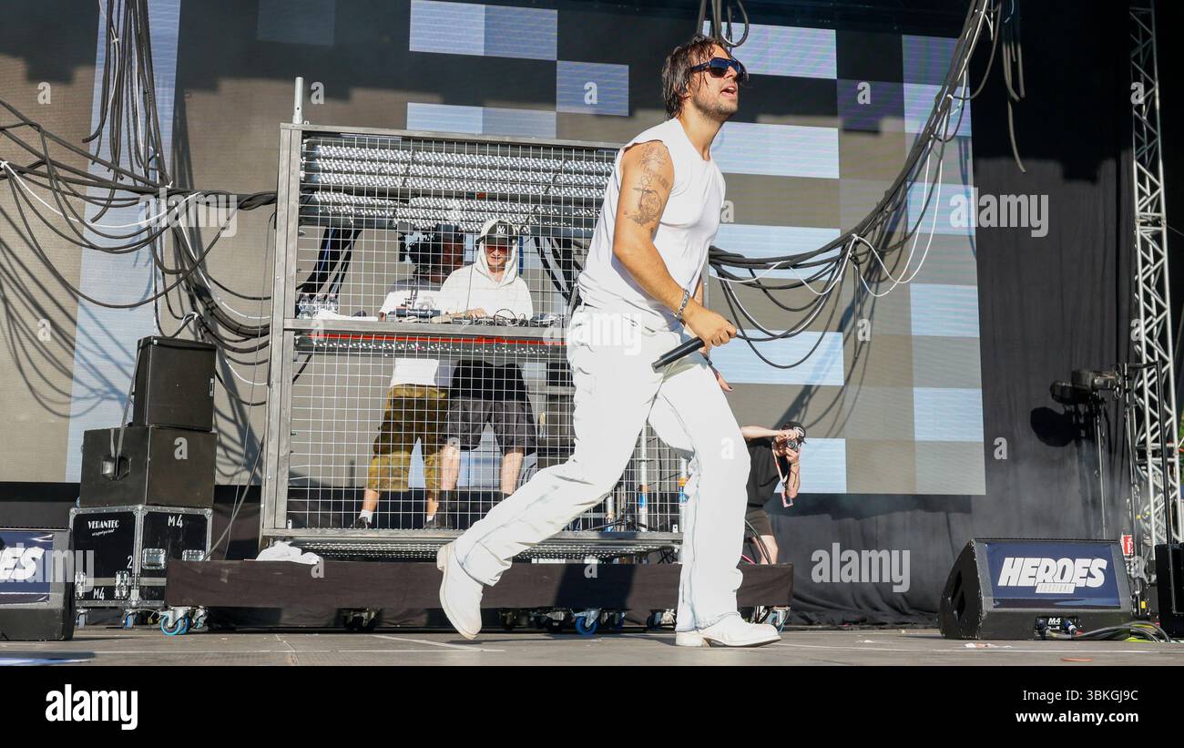 Souly bei seinem Auftritte am 20.06.2025 auf dem Heroes Festival in ...