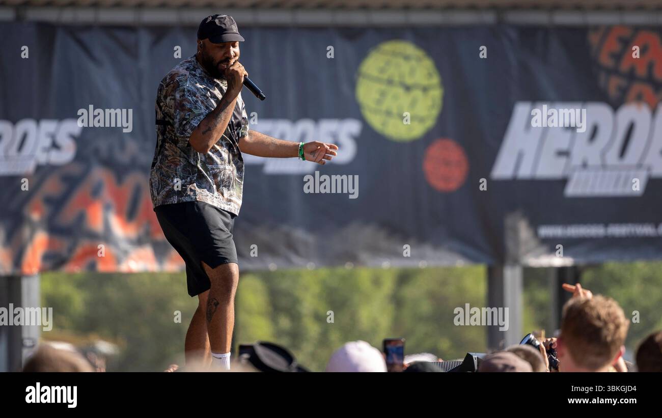 OG Keemo bei seinem Auftritte am 20.06.2025 auf dem Heroes Festival in ...