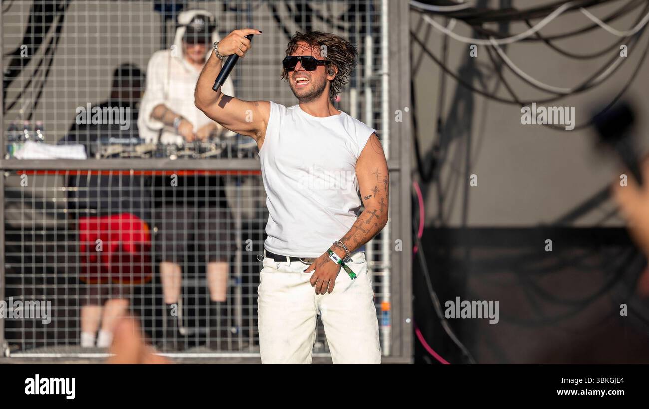 Souly bei seinem Auftritte am 20.06.2025 auf dem Heroes Festival in ...