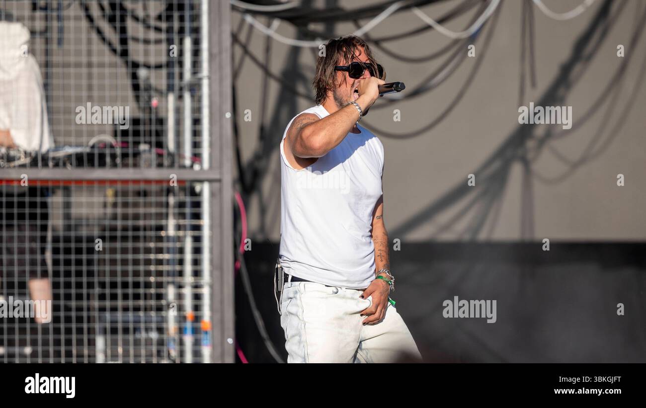 Souly bei seinem Auftritte am 20.06.2025 auf dem Heroes Festival in ...