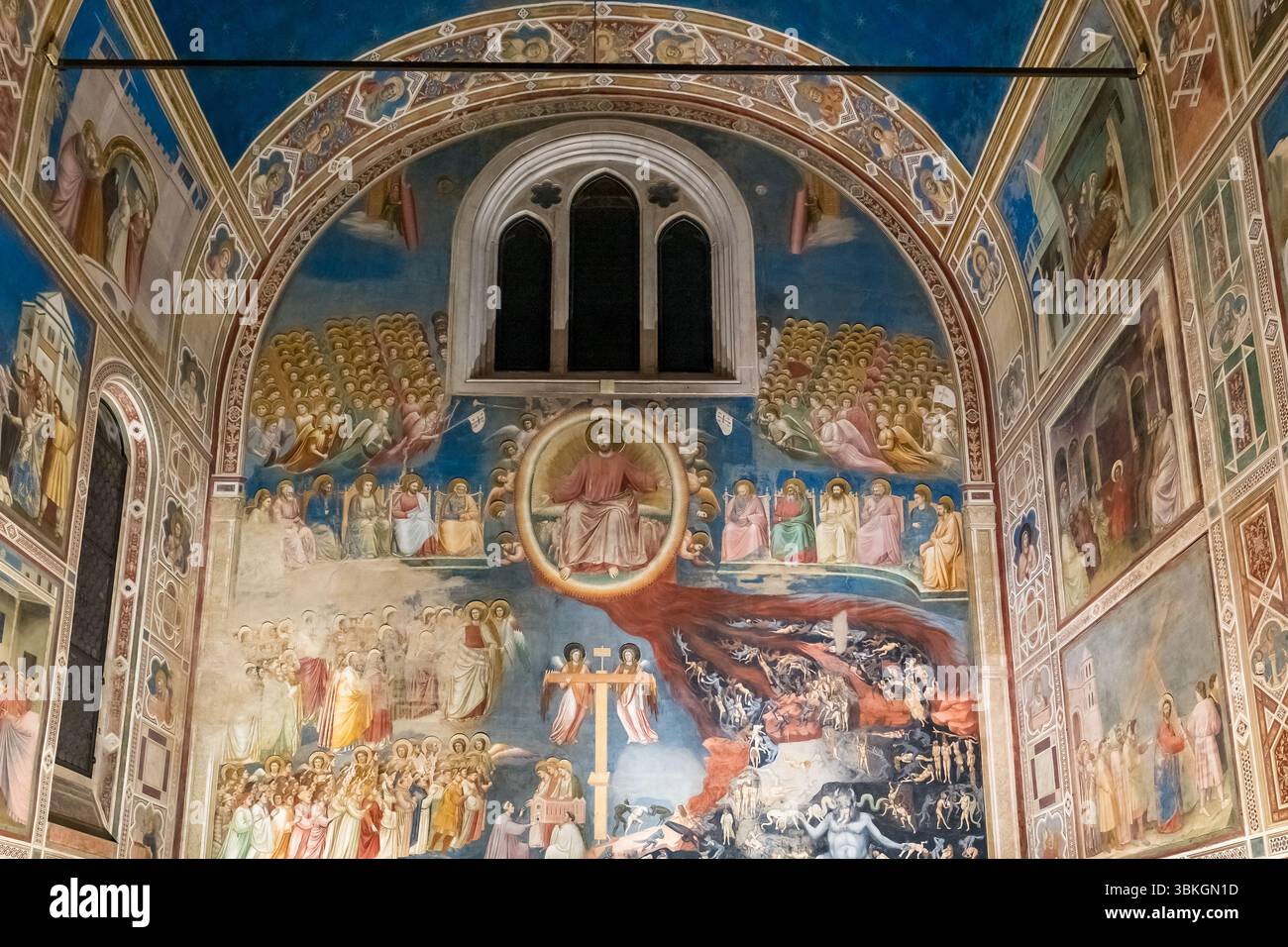 Magnificent historic frescoes scrovegni hi-res stock photography and ...
