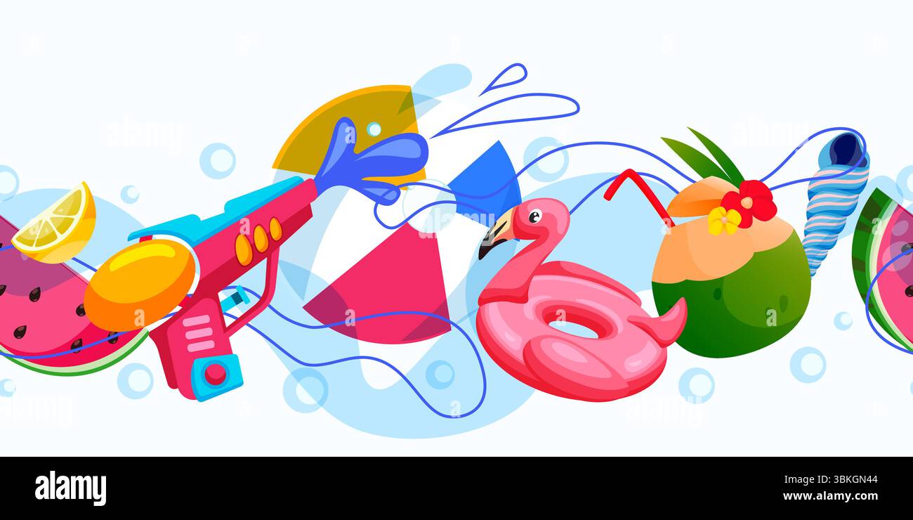 Summer vibes banner abstract hi-res stock photography and images - Alamy