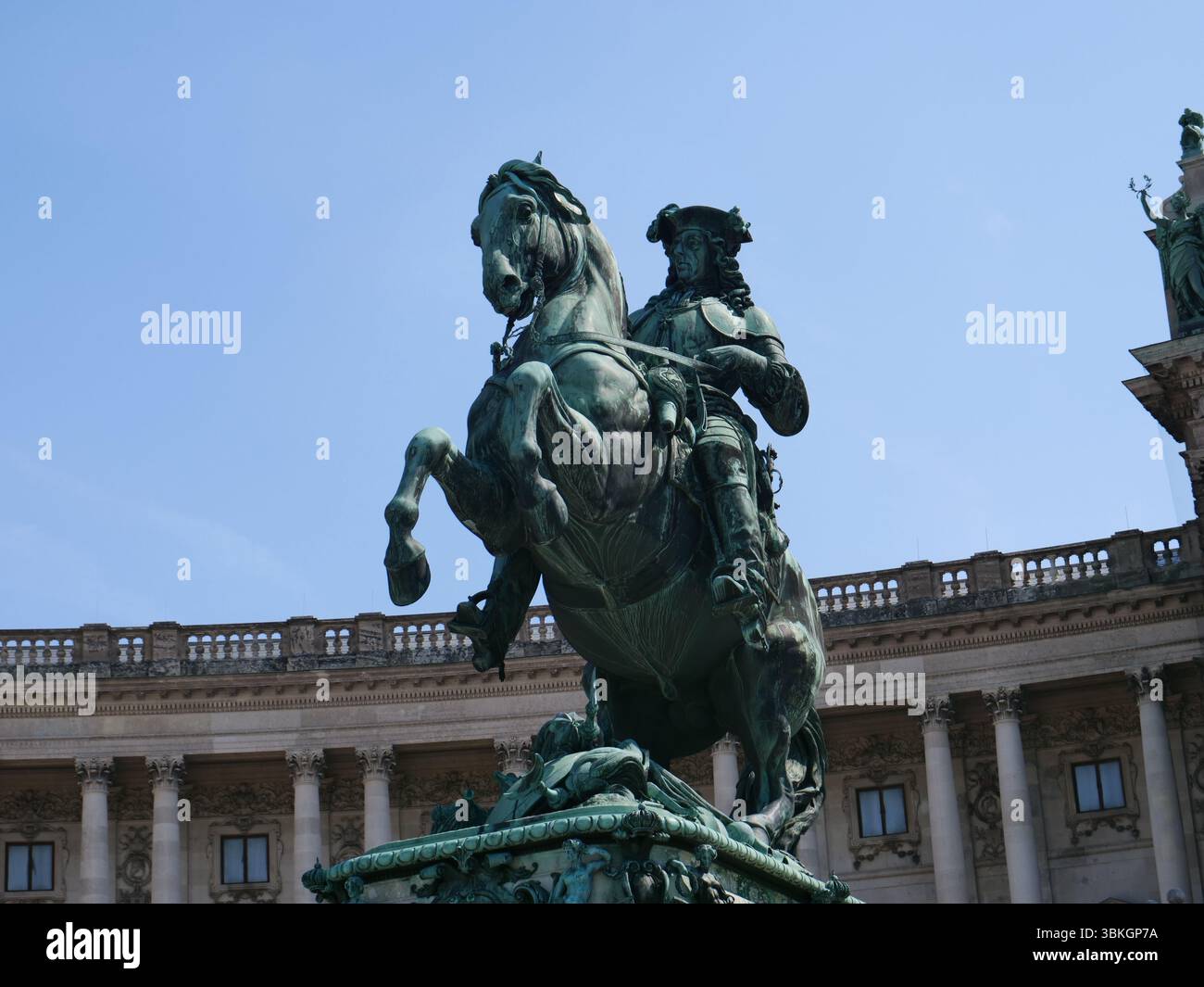 Equestrian Statue of Prince Eugene of Savoy at Hofburg Palace, Vienna ...