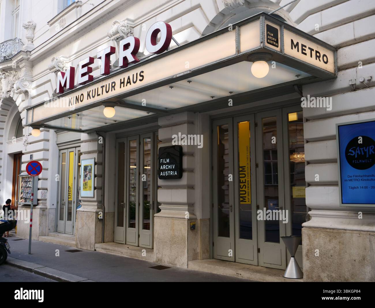 Exterior View of the Metro Kino Kultur Haus, the main movie theater of ...