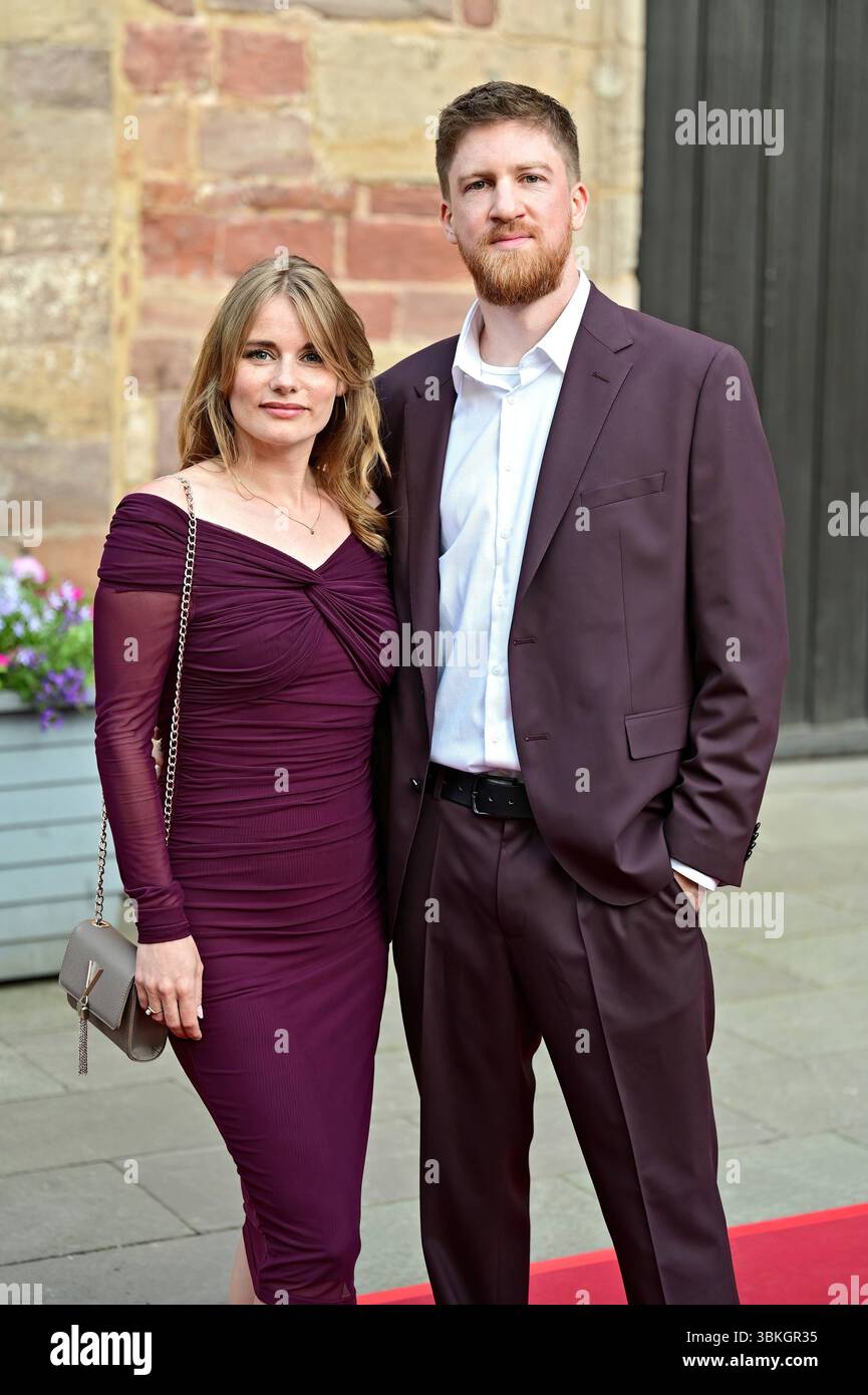 74. Bad Hersfelder Festspiele. Anna Hausburg und Niklas Becker anläßlich der Eröffnung der 74 ...