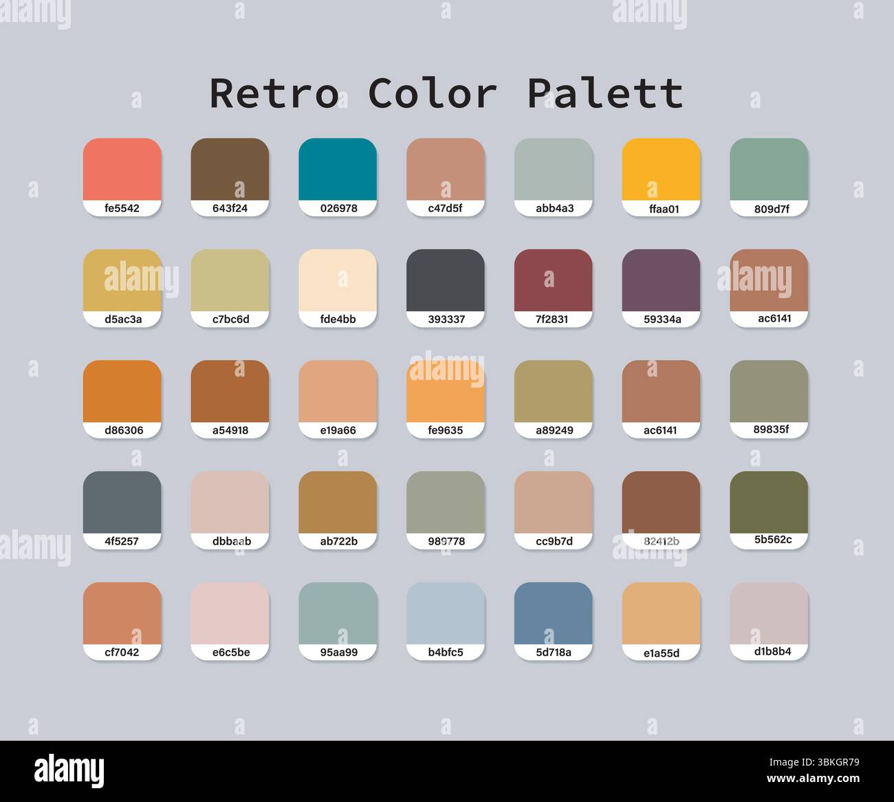 Muted color scheme Stock Vector Images - Alamy