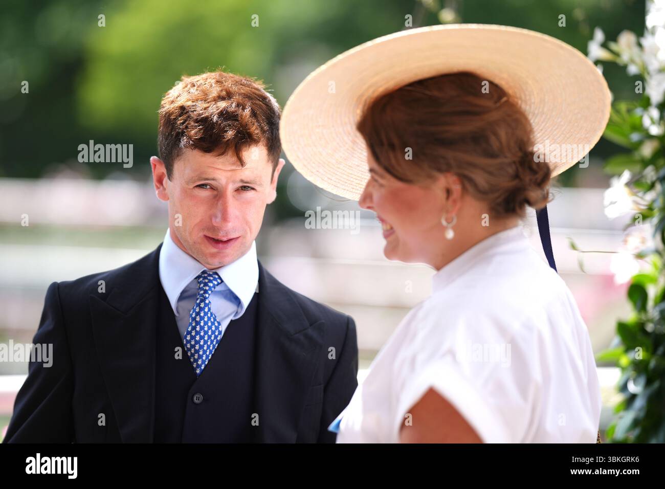 Jockey Oisin Murphy (left) during day five of Royal Ascot at Ascot ...