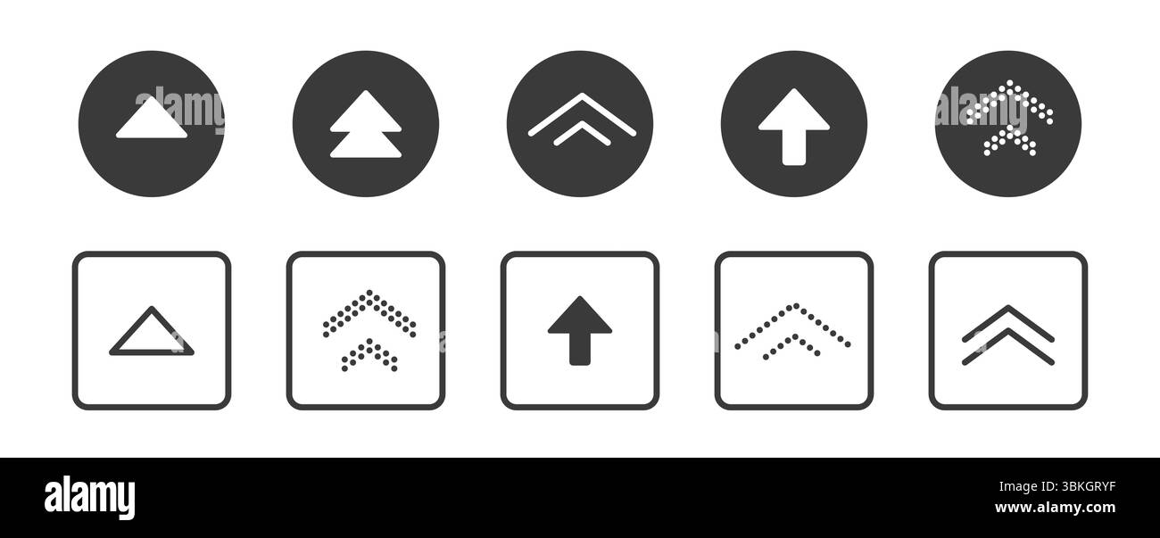 Swipe up icon arrow button, ui scroll symbol. Swipe slide simple minimal line sign. Move button ...