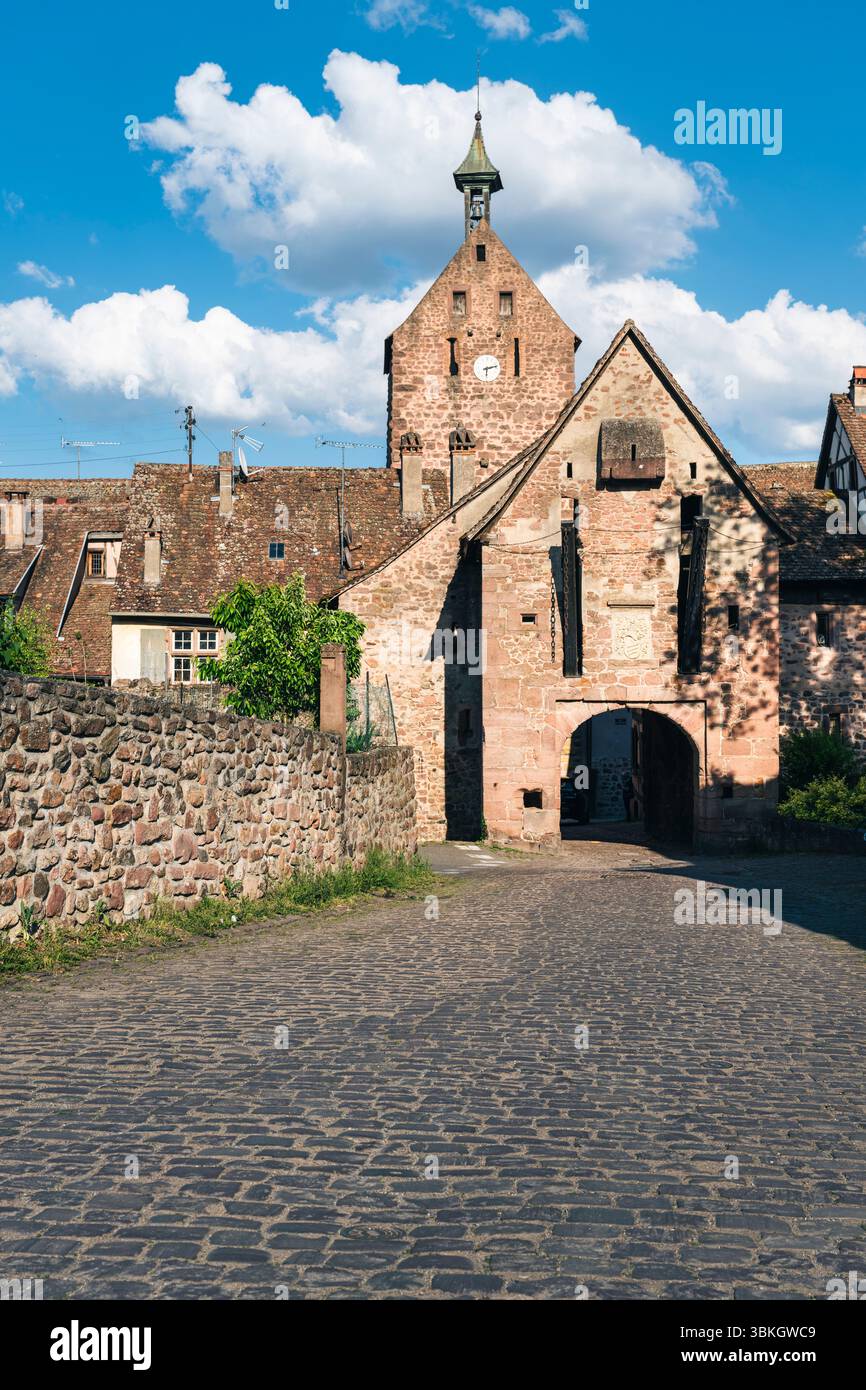 The medieval upper town gate and the Dolder watchtower in the old town ...