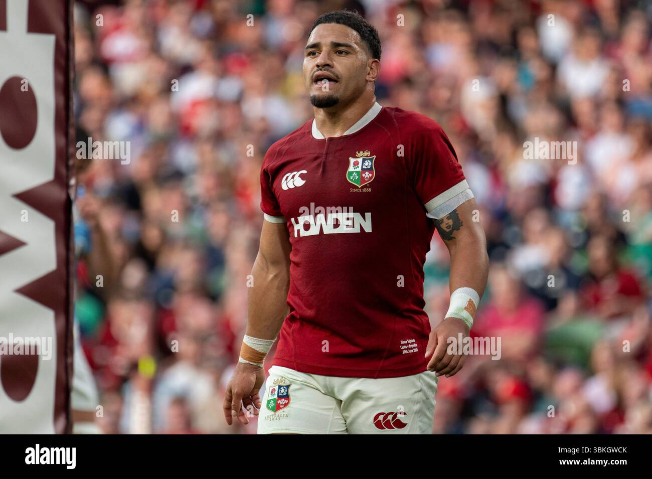 Ireland. 20th June, 2025. Sione Tuipulotu of Lions during the Lions ...