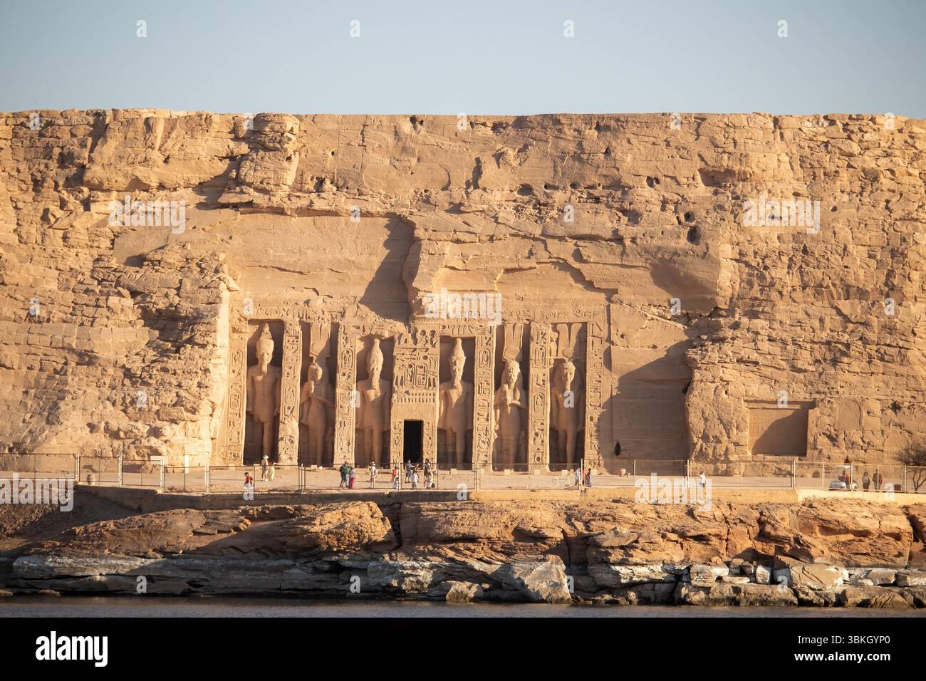 Ancient egyptian temple of Abu Simbel (temples of Ramsess II and ...
