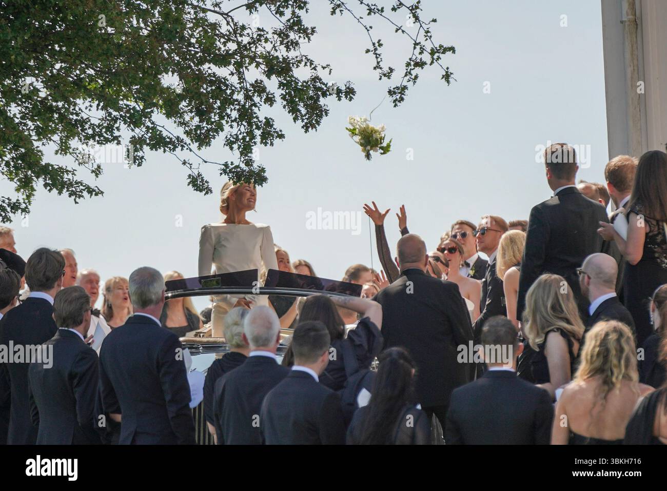 Oslo 20250621. Martin Ødegaard and Helene Spilling got married in ...