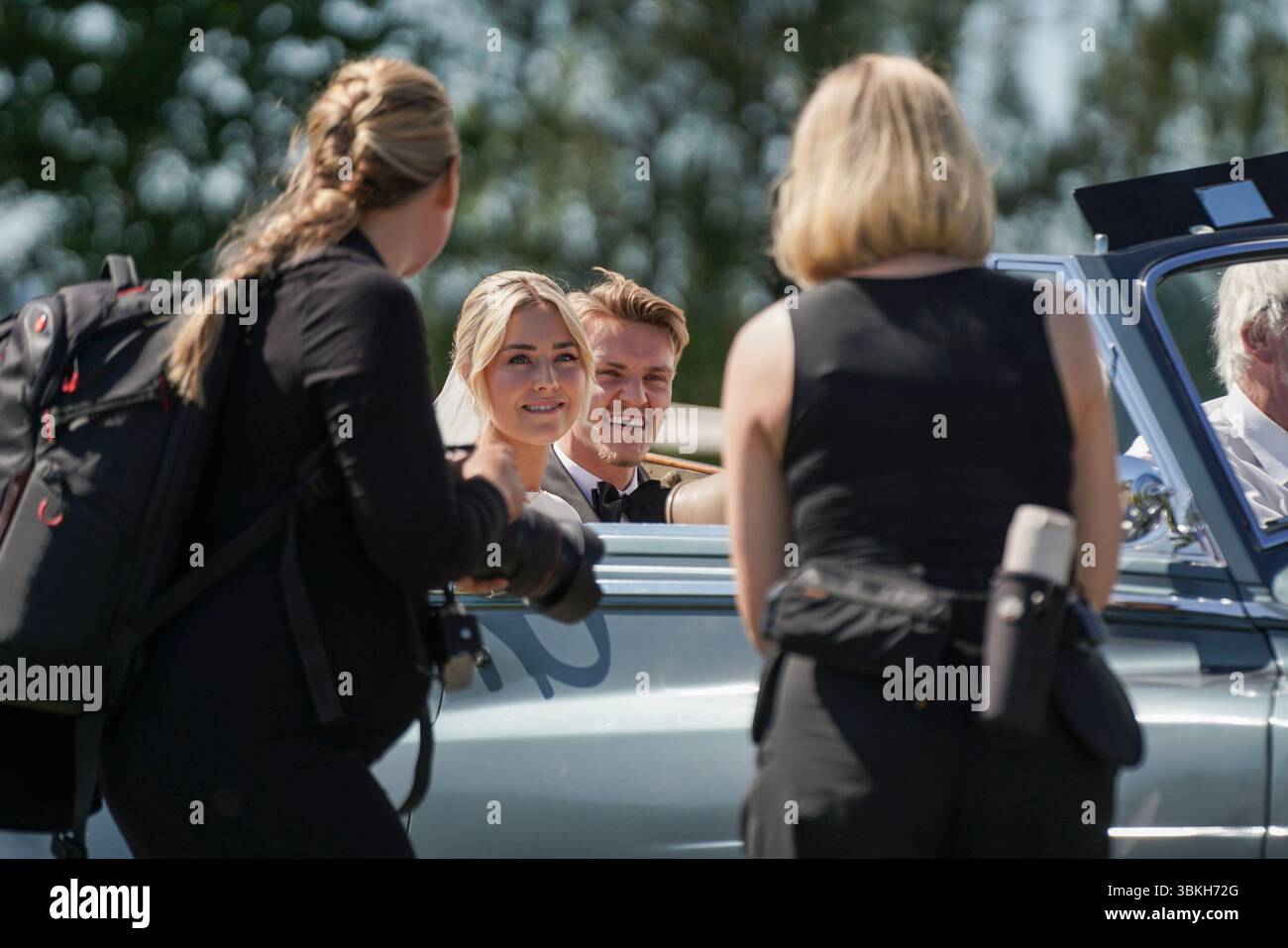 Oslo 20250621. Martin Ødegaard and Helene Spilling got married in ...