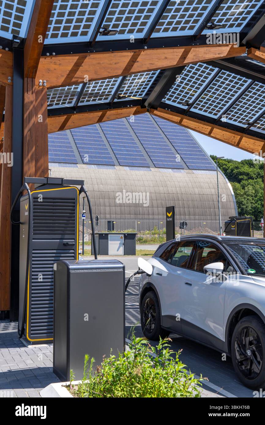 Electric charging station on the grounds of the former Lohberg coal ...