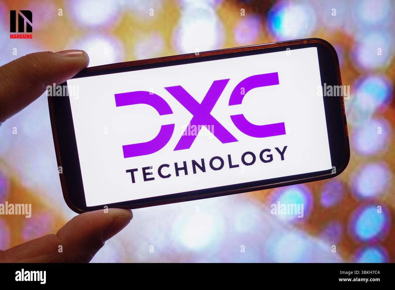 Poland. 21st June, 2025. In this photo illustration, the DXC Technology ...