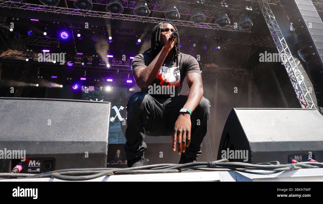 Geiselwind, Ger. 20th June, 2025. Yungpalo bei seinem Auftritte am 20. ...