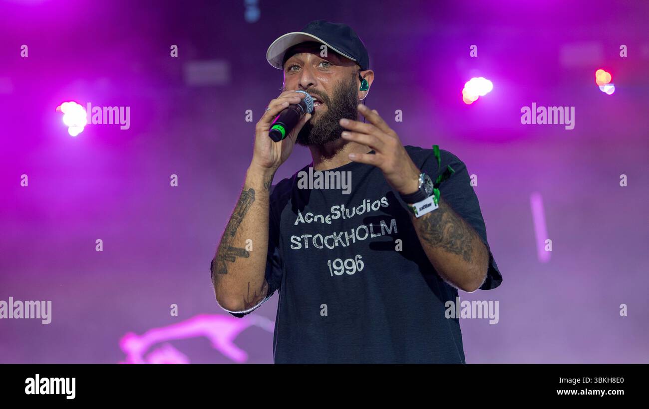 Geiselwind, Ger. 20th June, 2025. Nimo bei seinem Auftritte am 20.06. ...