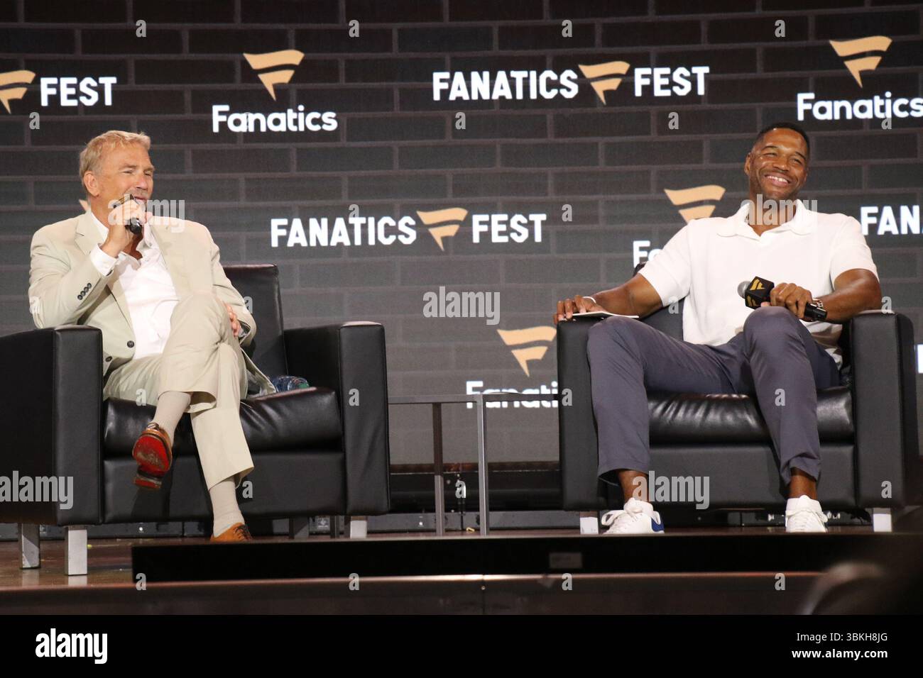 New York, NY, USA. 20th June, 2025. Kevin Costner and Michael Strahan ...