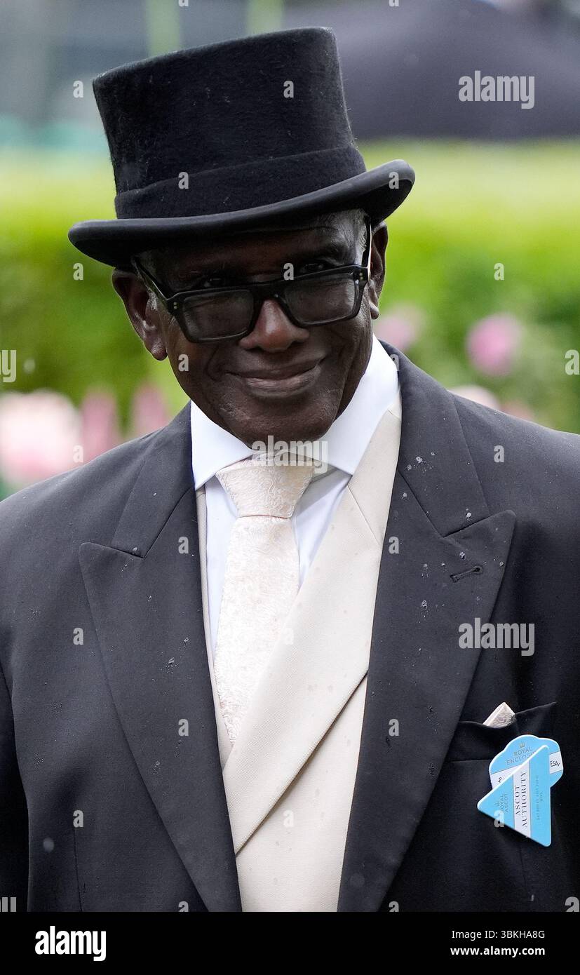 Actor Rudolph Walker during day five of Royal Ascot at Ascot Racecourse ...