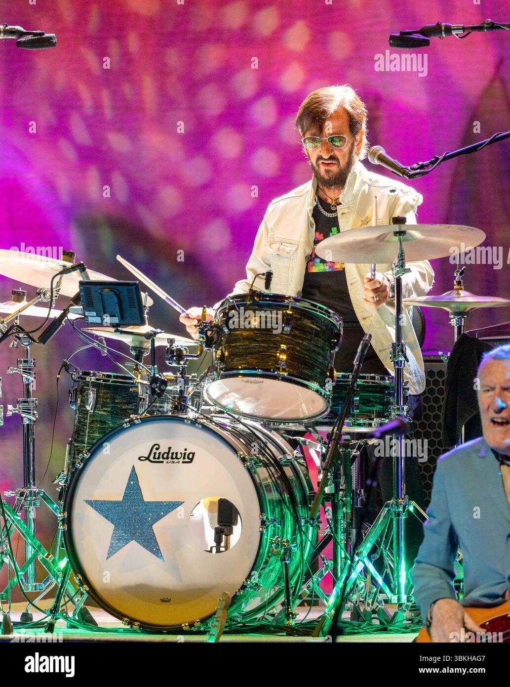 HOLLYWOOD, FL-JUNE 20: Ringo Starr performs with his All Star Band at ...