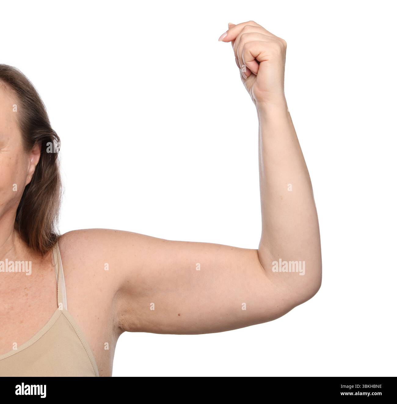 Woman flabby arm hi-res stock photography and images - Alamy