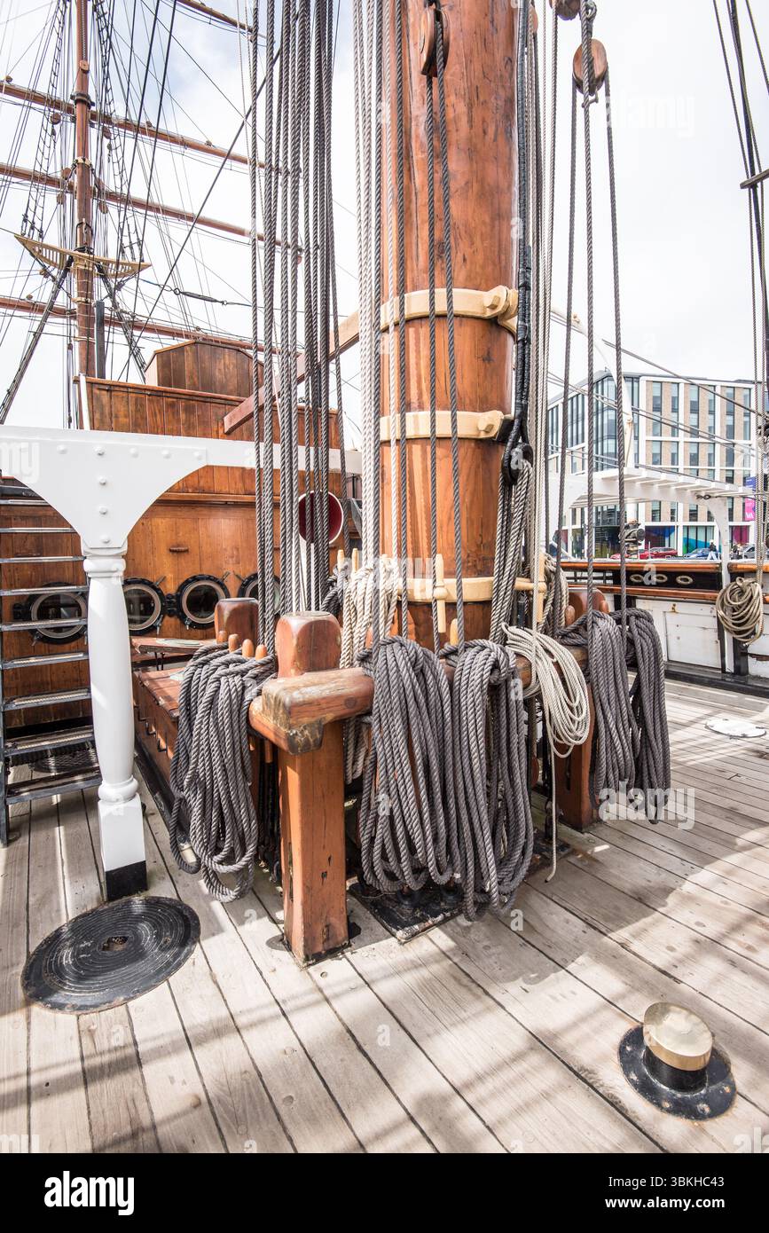 RRS Discovery a barque-rigged auxiliary steamship is in Dundee and open ...