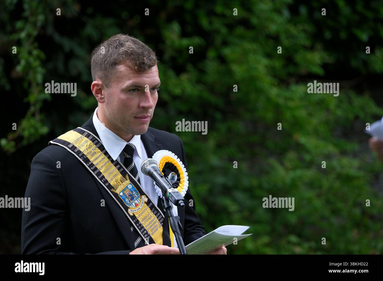 Melrose, UK. 21st June, 2025. Melrose Festival 2025, Tour of Ceremonies ...