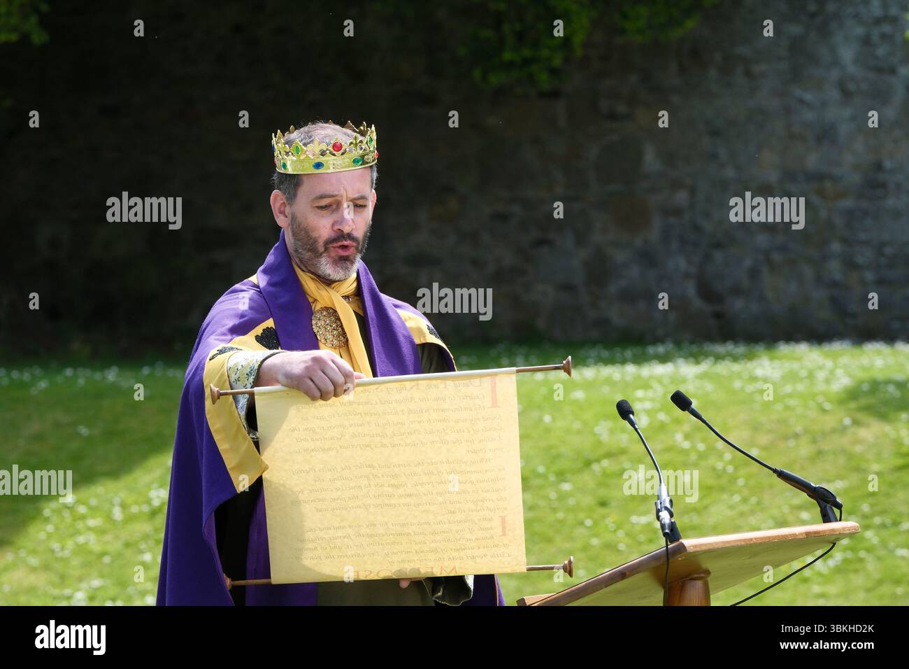 Melrose, UK. 21st June, 2025. Melrose Festival 2025, Tour of Ceremonies ...