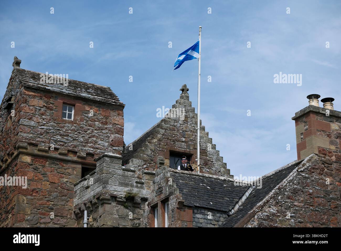 Melrose, UK. 21st June, 2025. Melrose Festival 2025, Tour of Ceremonies ...