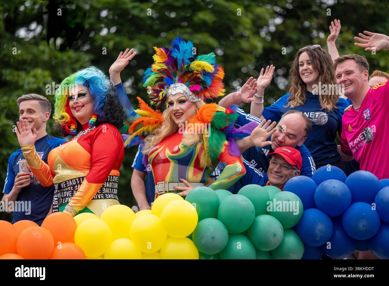People take part in the Pride Edinburgh 2025 parade through Edinburgh ...