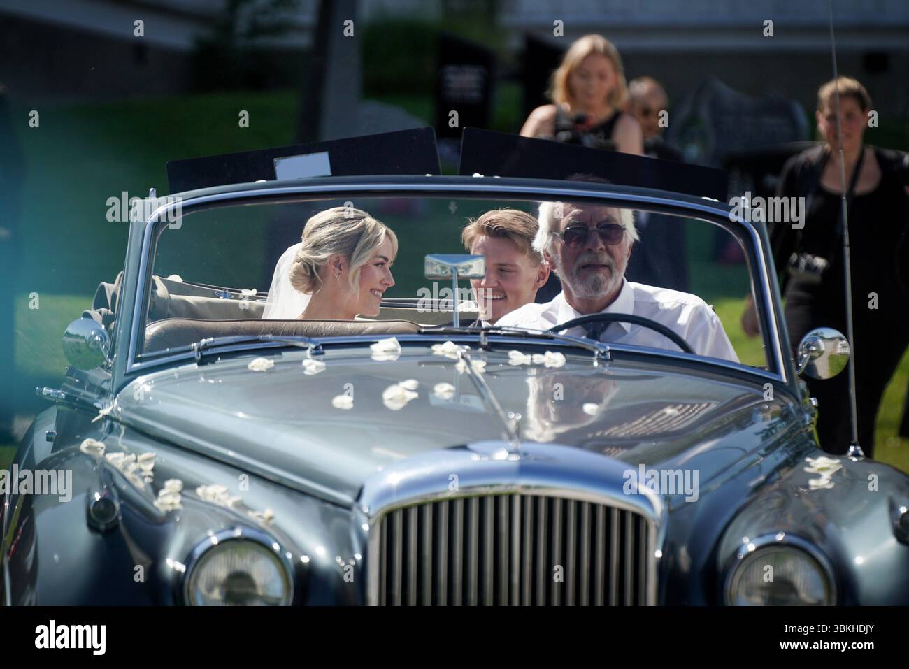 Oslo 20250621. Martin Oedegaard and Helene Spilling got married in ...