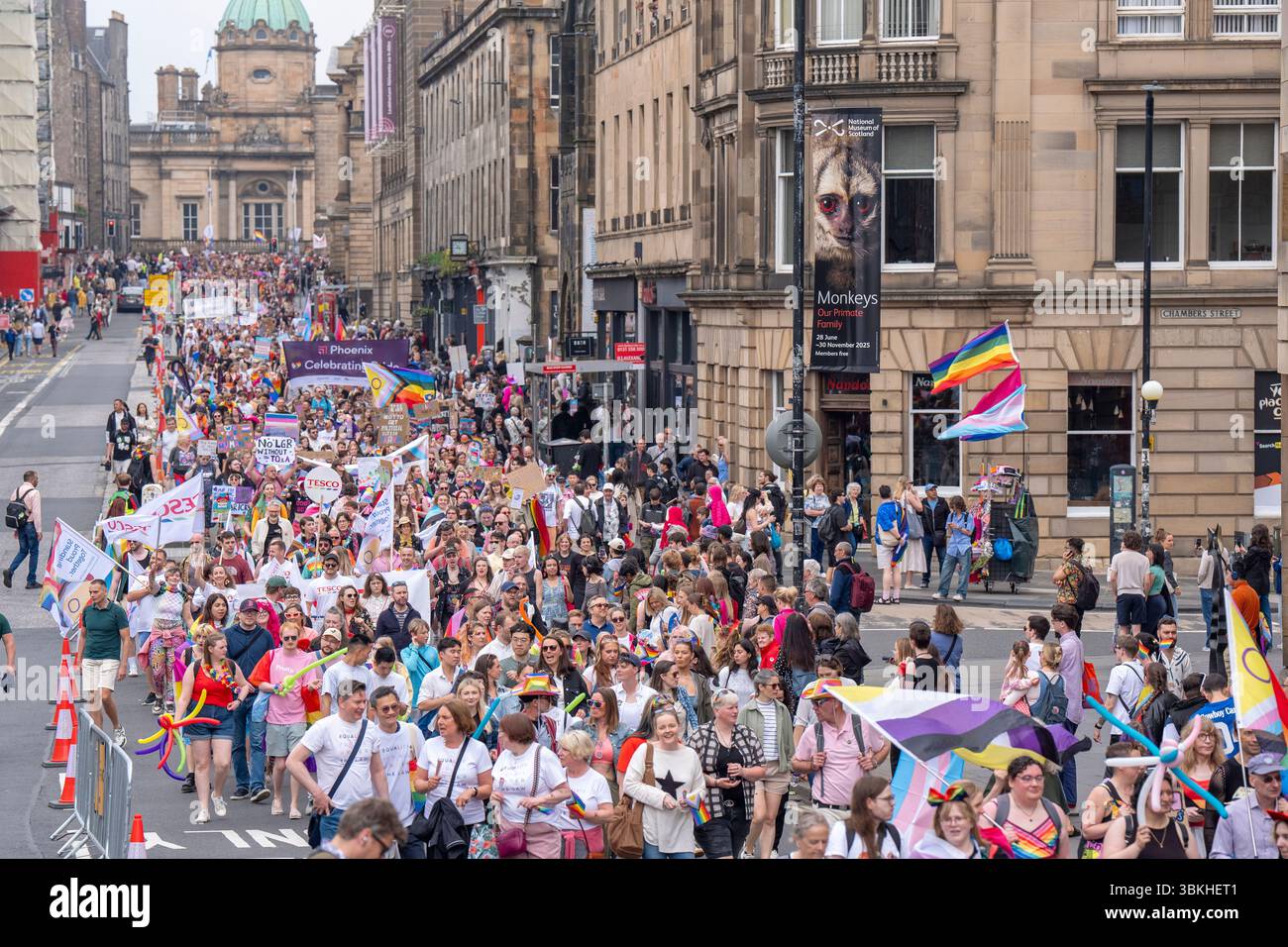 People take part in the Pride Edinburgh 2025 parade through Edinburgh ...