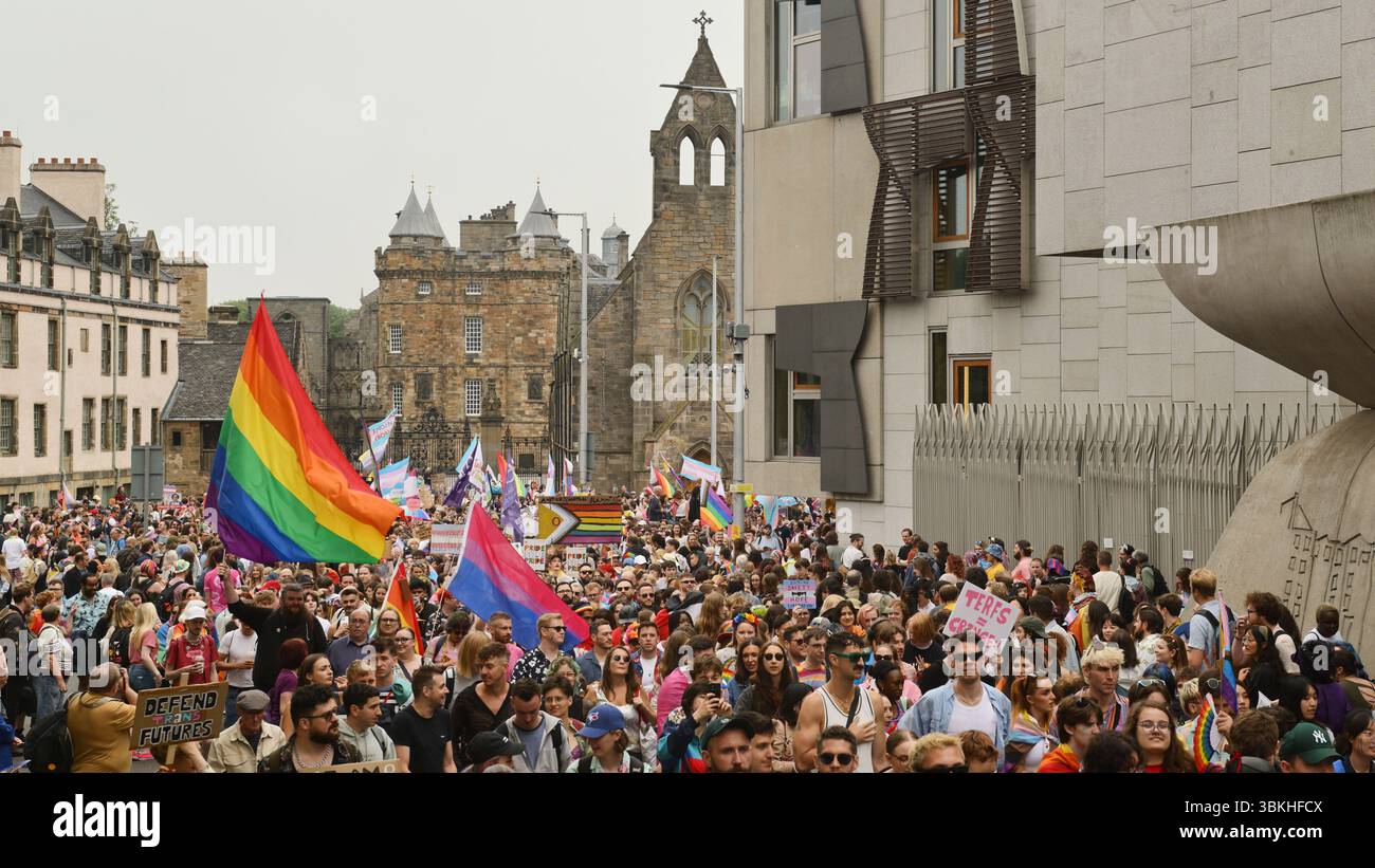 Edinburgh Scotland, UK 21 June 2025. Participants for the Edinburgh ...