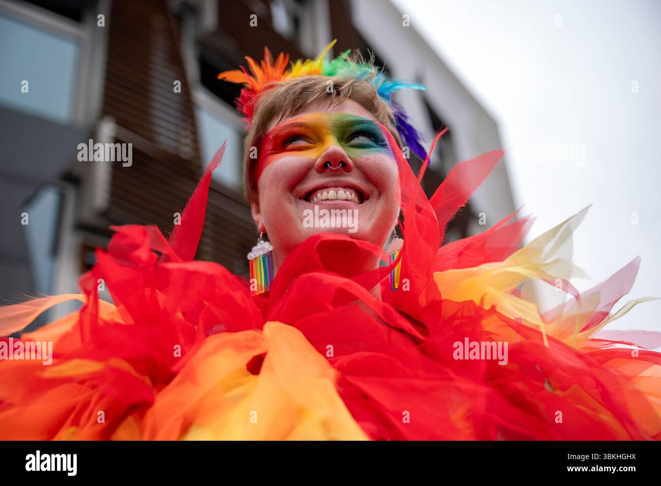 People take part in the Pride Edinburgh 2025 parade through Edinburgh ...