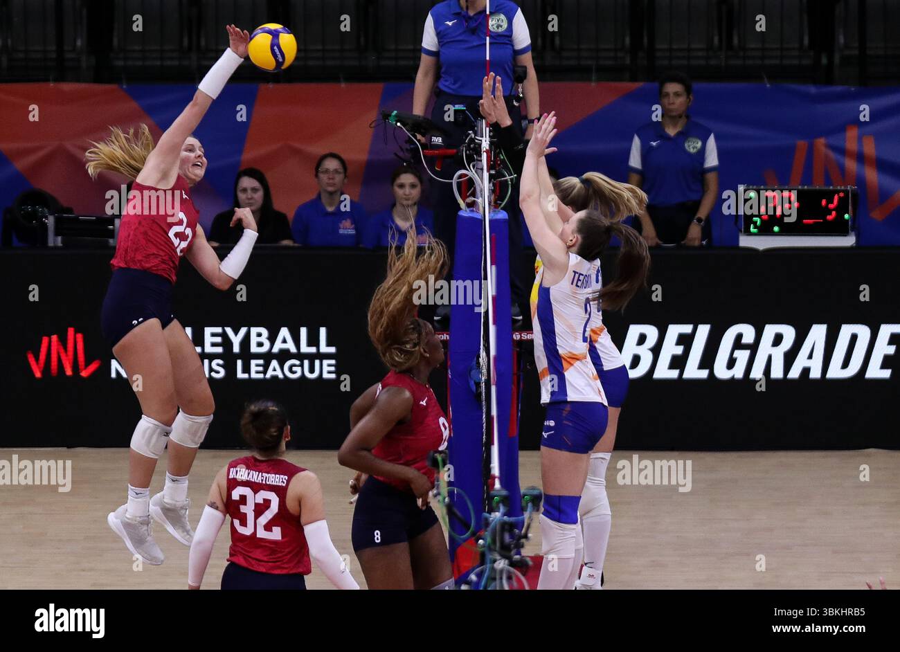 Sarah franklin volleyball hi-res stock photography and images - Alamy