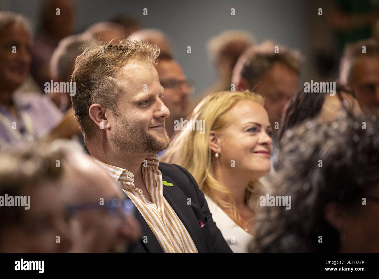 APELDOORN - MEPs Sander Smit and Jessika Van Leeuwen during the General ...