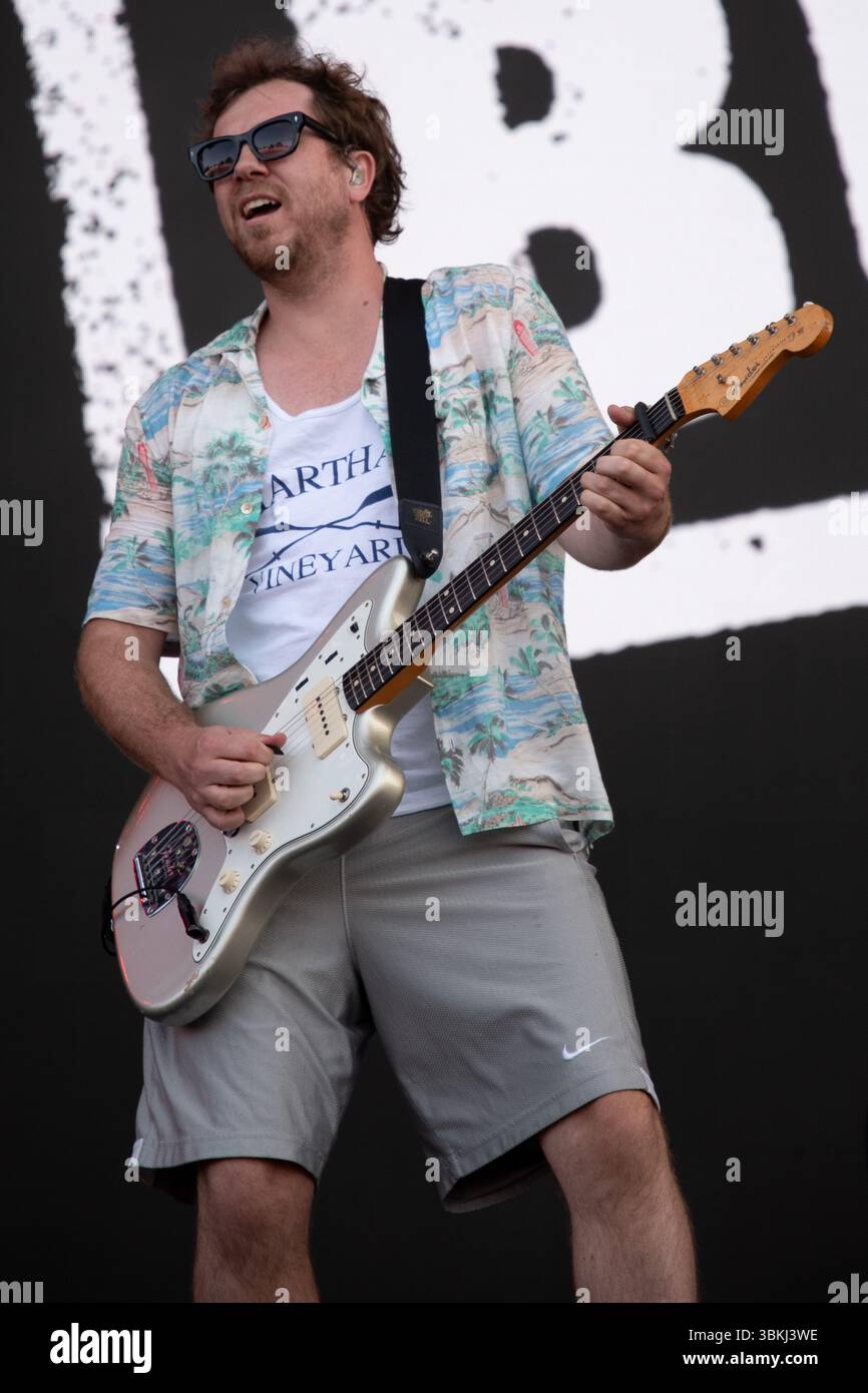 Newport, Isle of Wight on Saturday 21st June 2025, Busted perform on ...