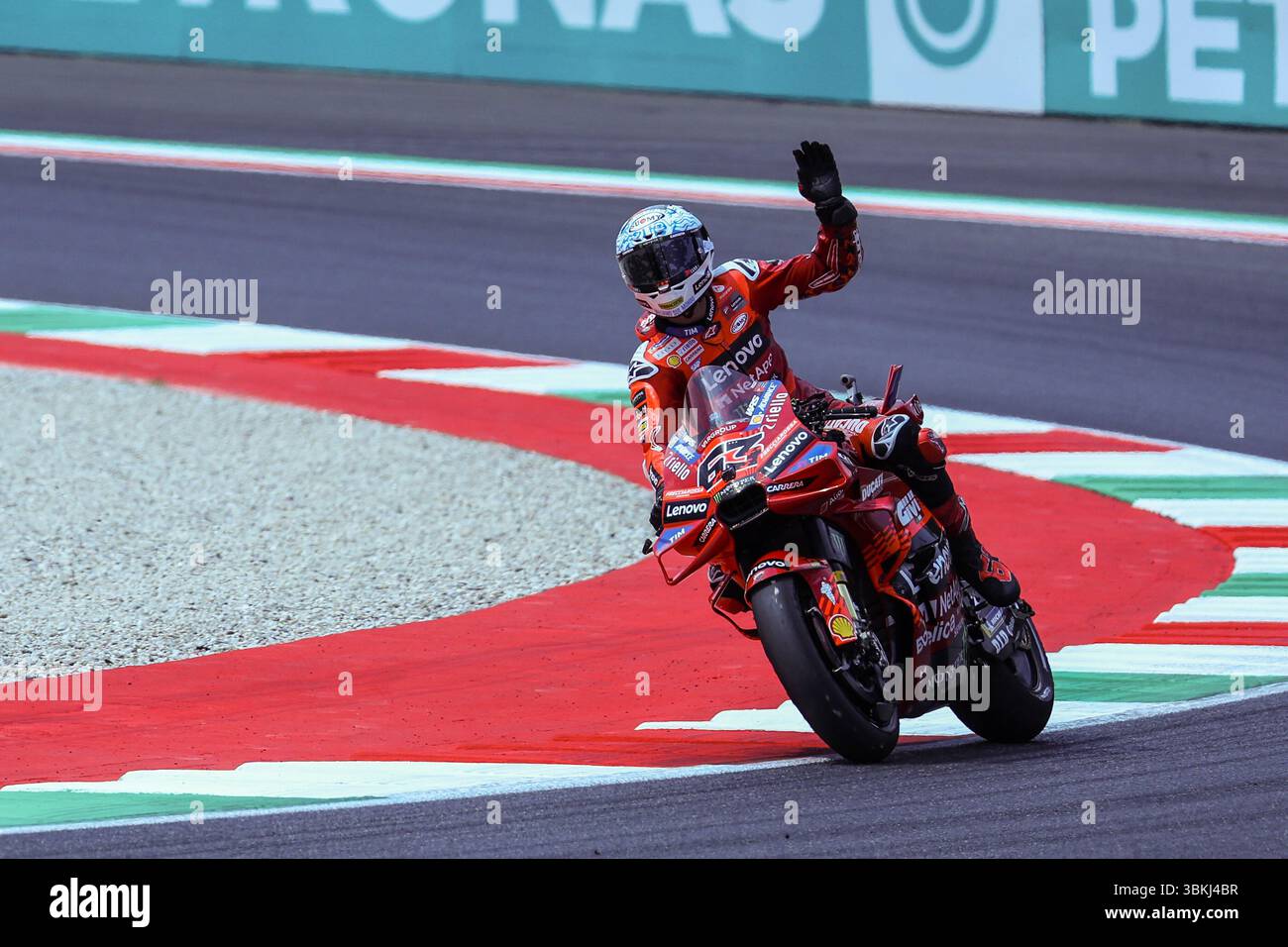 Francesco Pecco Bagnaia of Italy and Ducati Lenovo Team during MotoGP ...