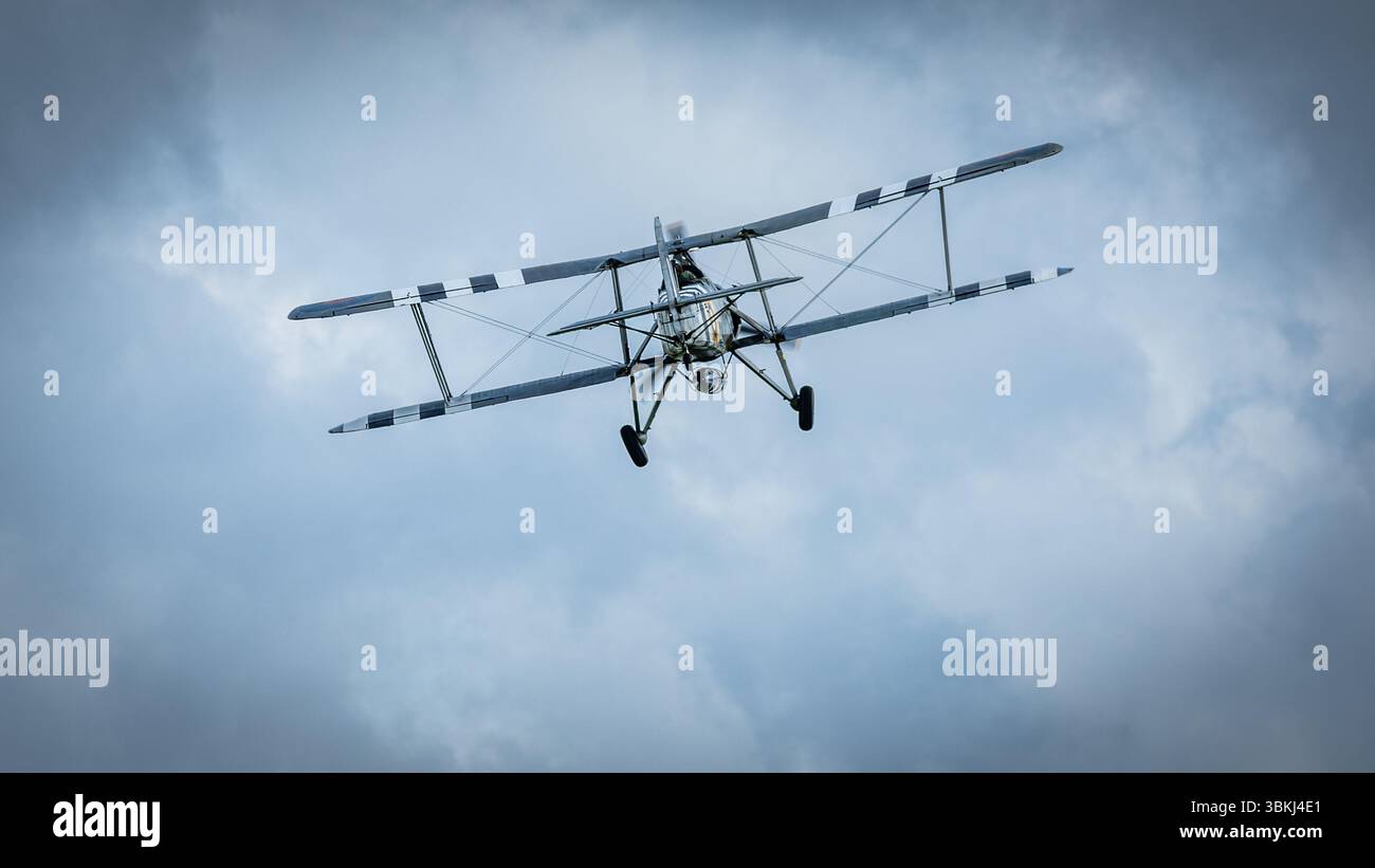 Navy Wings - Fairey Swordfish W5856, airborne at the Military Air Show ...