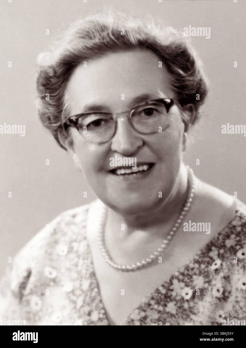 Portrait of Corrie ten Boom (1892-1983), Dutch Christian Holocaust ...