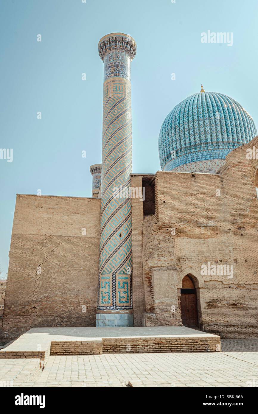 Inside of Gur-e Amir complex Stock Photo - Alamy