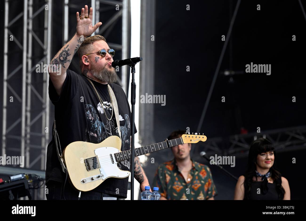 Prague, Czech Republic. 21st June, 2025. English singer Rag'n'Bone Man ...