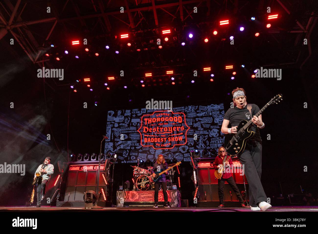 Milwaukee, USA. 20th June, 2025. Buddy Leach, Billy Blough, Jim Suhler ...