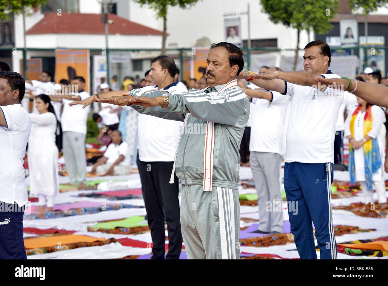 GHAZIABAD, INDIA - JUNE 21: Uttar Pradesh Deputy Chief Minister Keshav ...