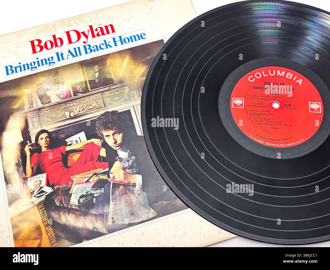 Bringing it all back home album cover hi-res stock photography and ...