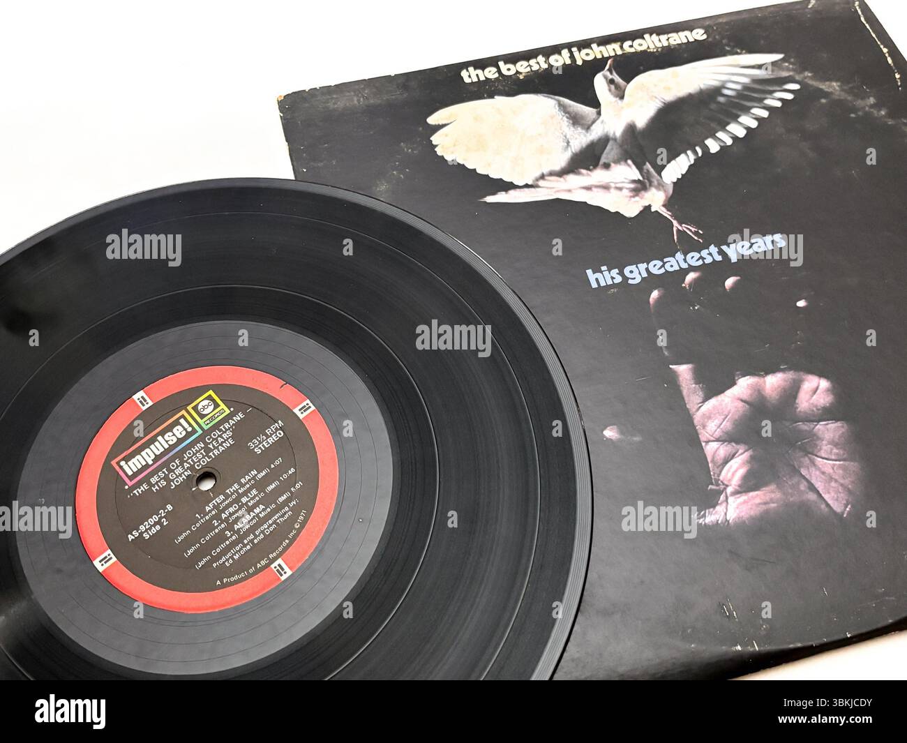 Vintage vinyl record of The Best of John Coltrane: His Greatest Years ...