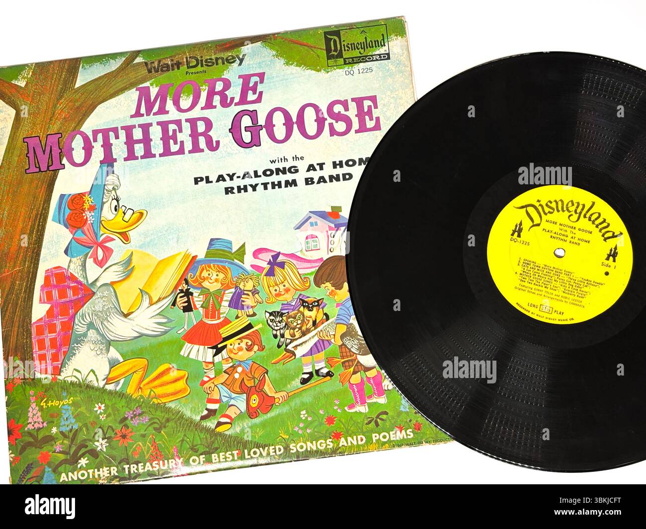 Vintage Disneyland vinyl record of More Mother Goose featuring the Play ...